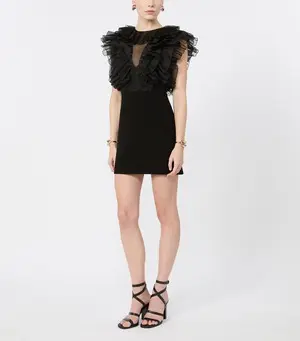 Max Mara Ruffled Mini Dress