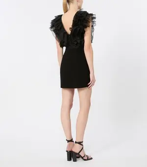 Max Mara Ruffled Mini Dress