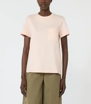 Max Mara Cotton Logo T-shirt - Pink