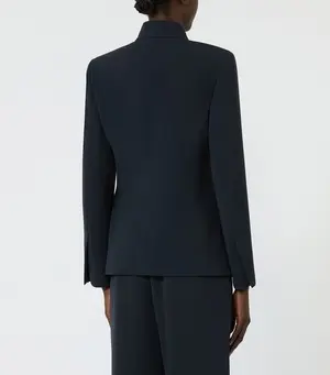 Max Mara Sash-tie Blazer - Navy