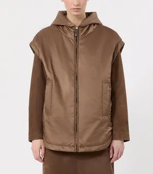 Max Mara Sleeveless Padded Jacket - Brown