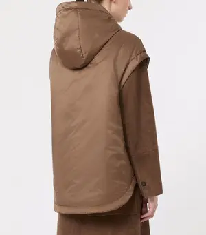 Max Mara Sleeveless Padded Jacket - Brown