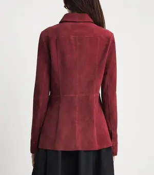 FRAME Suede Shirt - Red