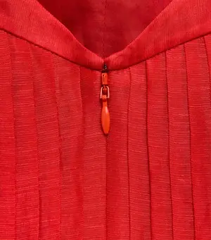 Tory Burch Linen-silk Maxi Dress - Red