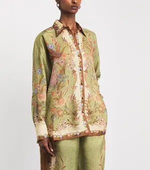 Zimmermann Silk Indra Shirt - Green