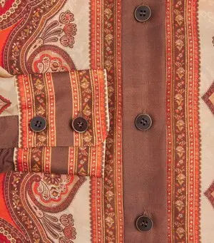 Zimmermann Silk Mahon Paisley Print Shirt