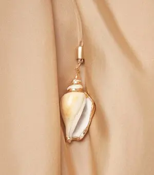 Zimmermann Mahon Silk Chain Detail Maxi Dress - Beige