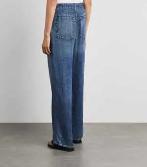 Rag & Bone Miramar Denim-effect Sweatpants