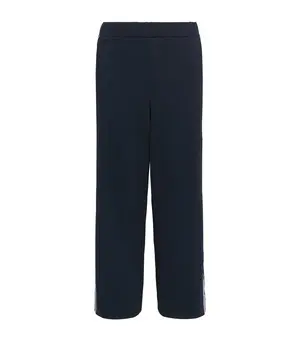Commas Crochet Stripe Sweatpants