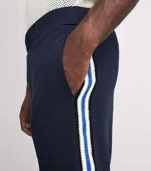 Commas Crochet Stripe Sweatpants