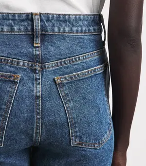 Khaite Abigail Cropped High-rise Jeans