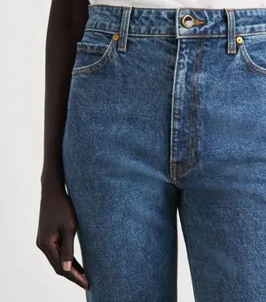 Khaite Danielle High-rise Straight-leg Jeans