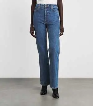 Khaite Danielle High-rise Straight-leg Jeans