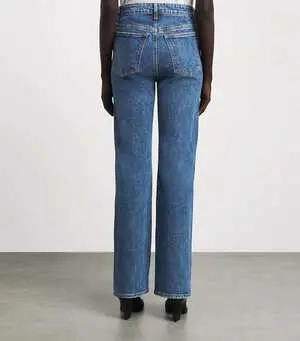 Khaite Danielle High-rise Straight-leg Jeans