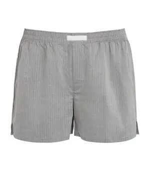Falke Cotton Herringbone Weave Boxer Shorts