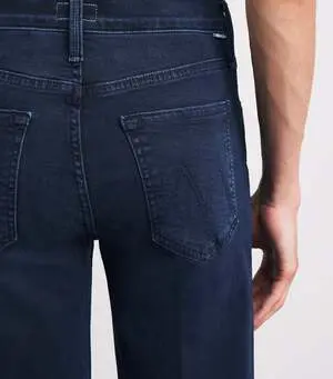 MOTHER The Rambler Zip Ankle Jeans - Navy