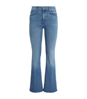 MOTHER The Weekender Flared Jeans - Blue