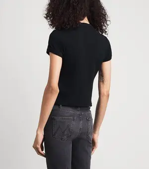 MOTHER Cotton Ribbed T-shirt