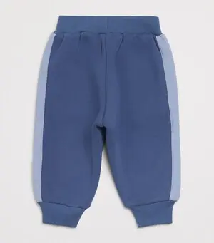 DONSJE Noorien Quilted Panel Sweatpants - Blue