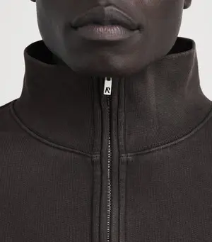 REPRESENT Cotton Initial Quarter-zip Sweatshirt