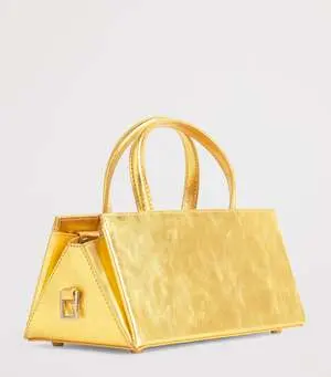 TALEL PARIS Metallic Leather V2 Baguette Bag