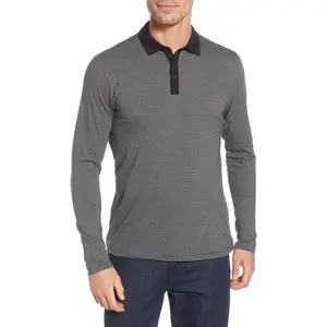 Robert Barakett Renwick Regular Fit Long Sleeve Polo