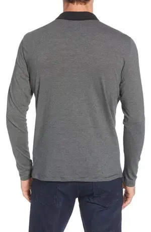 Robert Barakett Renwick Regular Fit Long Sleeve Polo