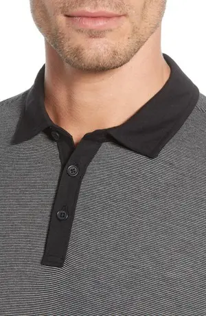 Robert Barakett Renwick Regular Fit Long Sleeve Polo