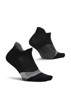FEETURES Elite Light Cushion No-show Tab Athletic Ankle Socks - Dark