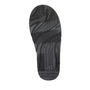DEARFOAMS Fireside Adelaide Sport Knit Water Repellent Clogs With Genuine Australian Shearling - Black