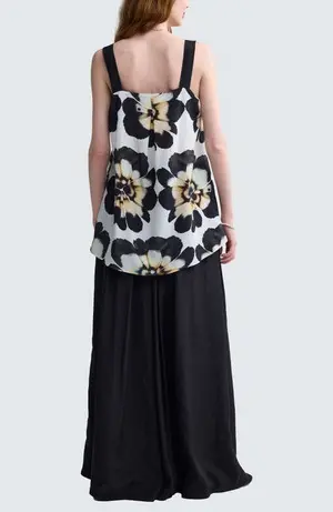 LUUKAA Auralie Wide-leg Fluid Pants