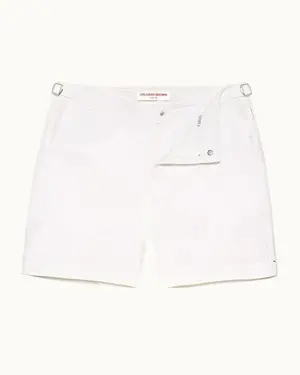 Orlebar Brown Bulldog Mid-length Swim Shorts - White