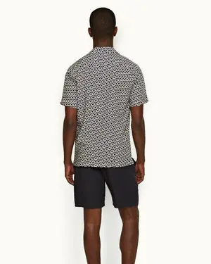 Orlebar Brown Cornell Linen Easy Tailored Fit Washed Linen Shorts