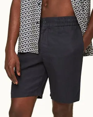 Orlebar Brown Cornell Linen Easy Tailored Fit Washed Linen Shorts