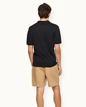 Orlebar Brown Alex Linen Relaxed Fit Drawcord Shorts - Biscuit