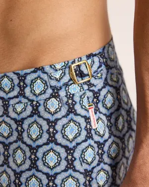 Orlebar Brown Bulldog Mid-length Swim Shorts - Night Iris