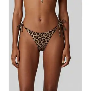 LORDS OF HARLECH Bikini Bottom - Leopard Brown