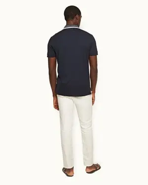 Orlebar Brown Cornell Linen Tailored Fit Washed Linen Trousers