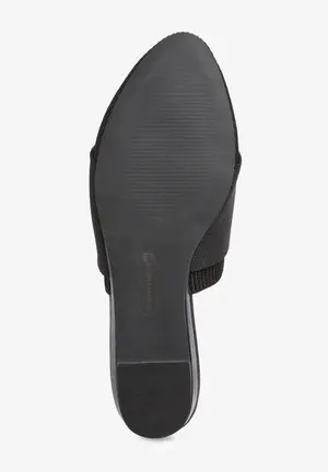 COMFORTVIEW The Savannah Slip On Mule - Black