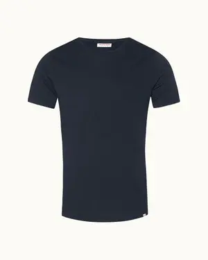 Orlebar Brown Ob T Tailored Fit Crew Neck T-shirt - Navy