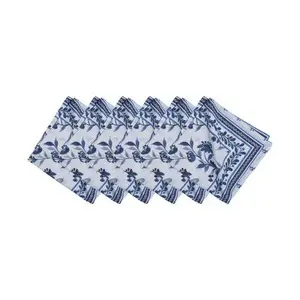C&F HOME Maryfrances Set Of 6 Cloth Napkins - Blue