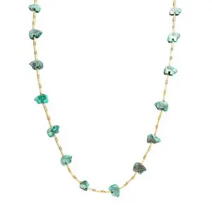 MADISON BEVERLY HILLS Vintage Malachite Bear Charm Necklace - Green
