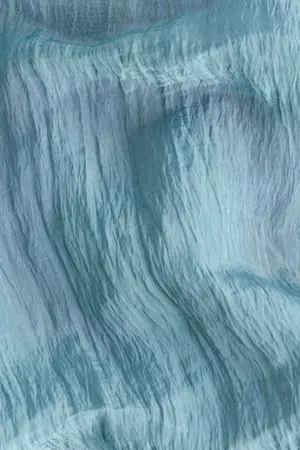 H&m Low-back Crêpe Dress - Turquoise