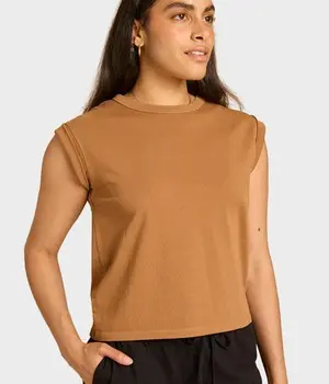 KNOWN SUPPLY Sola Organic Cotton Top - Willow