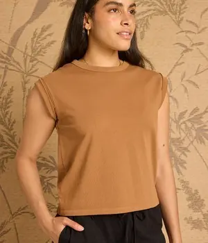 KNOWN SUPPLY Sola Organic Cotton Top - Willow
