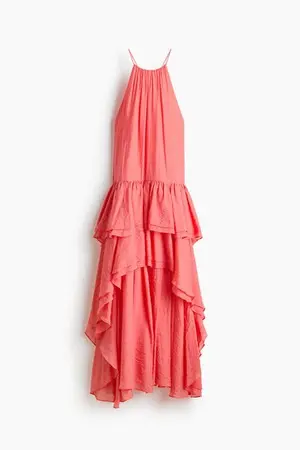 H&m Tiered High-low Dress