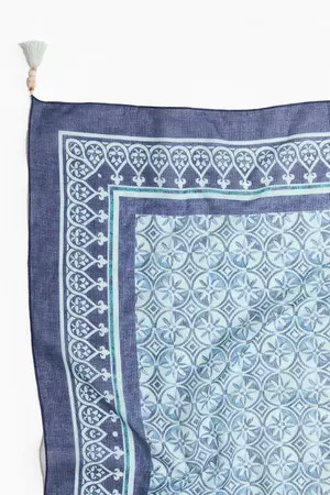 H&m Printed Cotton Scarf