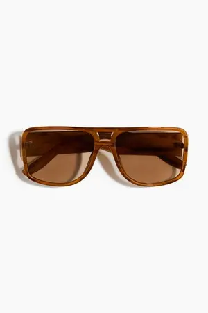 H&m Polarised Sunglasses - Brown/tortoiseshell Pattern