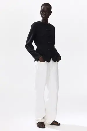 H&m Knot-button Jacket