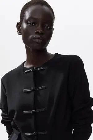 H&m Knot-button Jacket